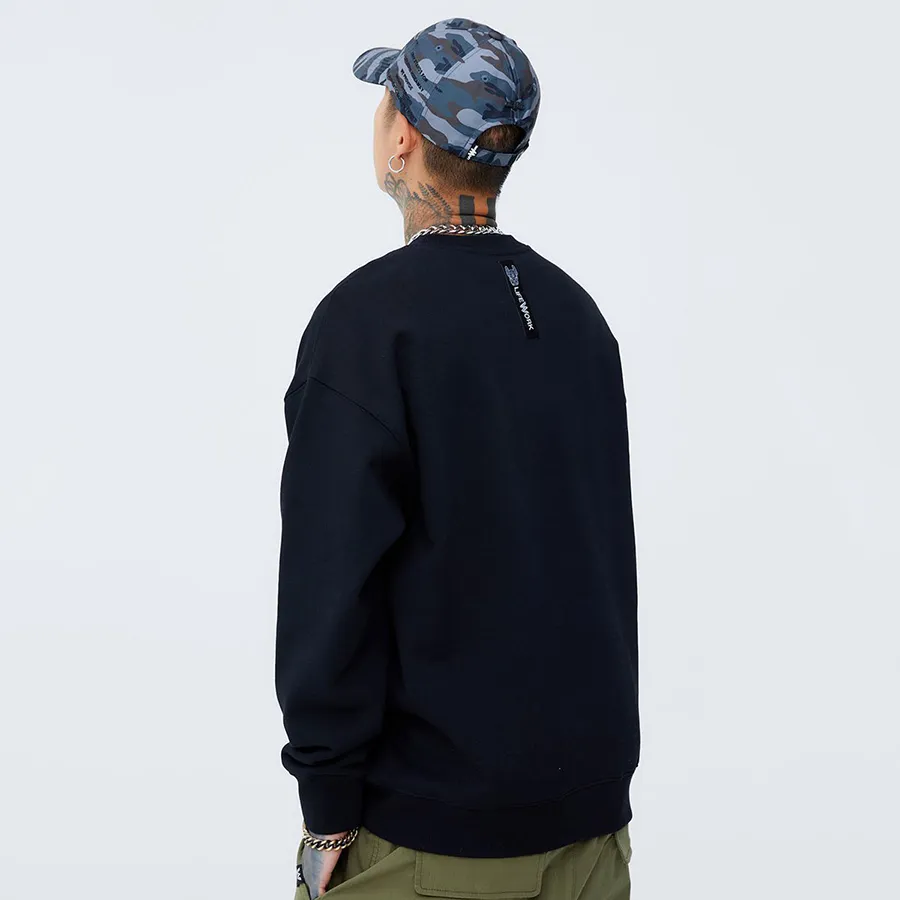 Mua Áo Nỉ Sweater LifeWork Big Hood Hip Dog Sweatshirt Màu Đen ...