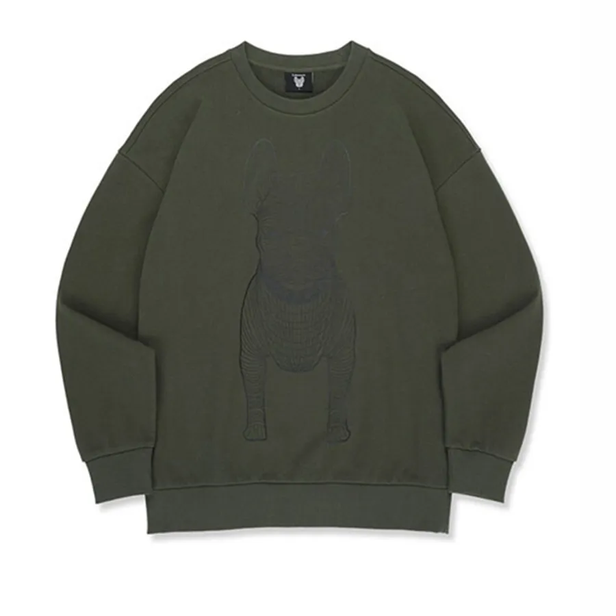 Áo Nỉ Sweater LifeWork Radoc Big Logo Sweatshirt Màu Xanh Rêu | Vua ...