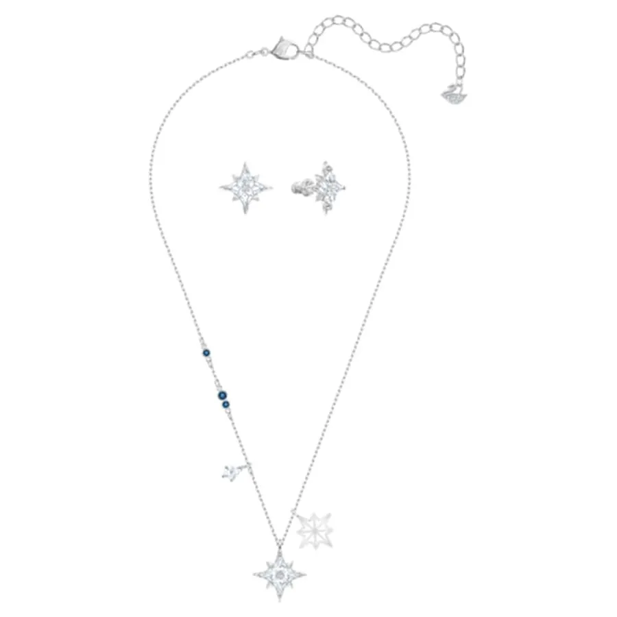 Mua Set Dây Chuyền Và Khuyên Tai Swarovski Symbolic Star Setwhite ...