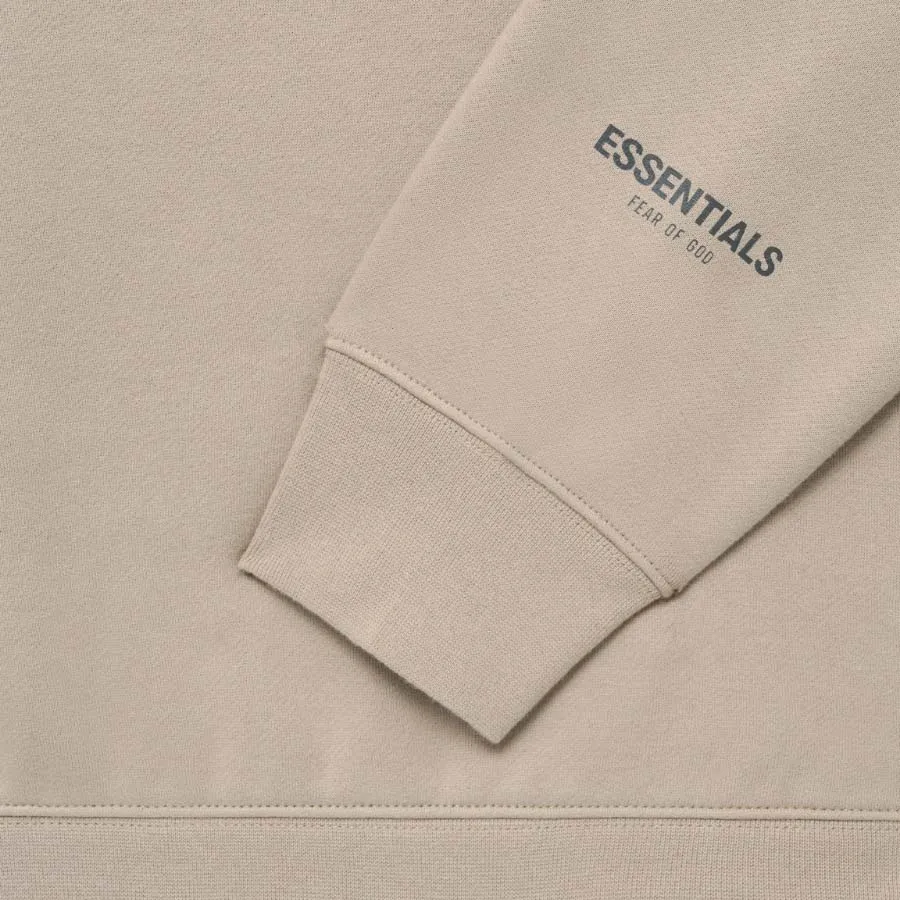 Mua Áo Sweater Fear Of God Essentials Pullover Mockneck String Màu Nâu Nhạt - Fear Of God - FOG ...