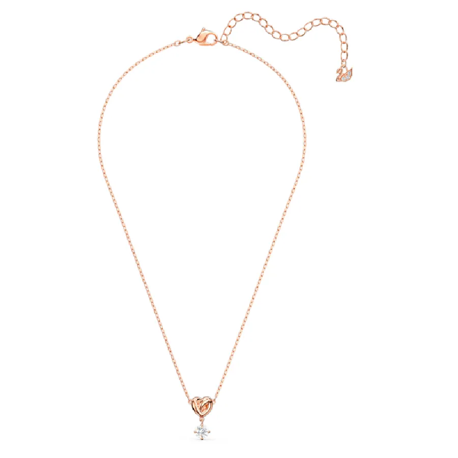 Mua Dây Chuyền Swarovski Lifelong Heart Pendant Heart, White, Rose Gold ...