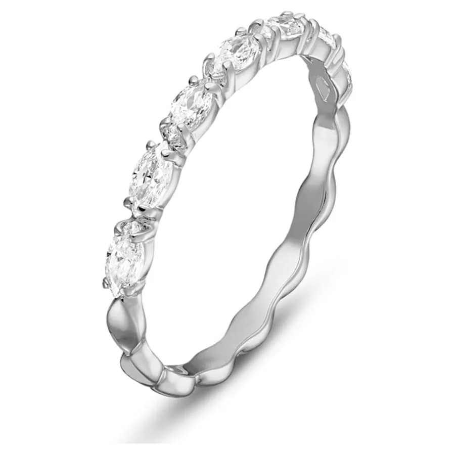 Mua Nhẫn Swarovski Vittore Marquise Ring White, Rhodium Plated 5366579 ...