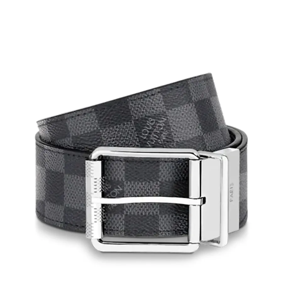 Mua Thắt Lưng Nam Louis Vuitton Damier Print 40mm Reversible Màu Đen ...