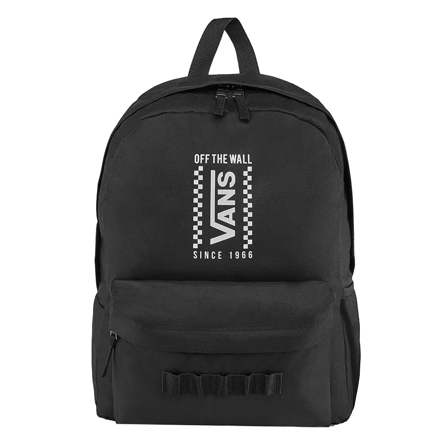 Balo Vans AP Overrrate Realm Backpack Màu Đen | Vua Hàng Hiệu