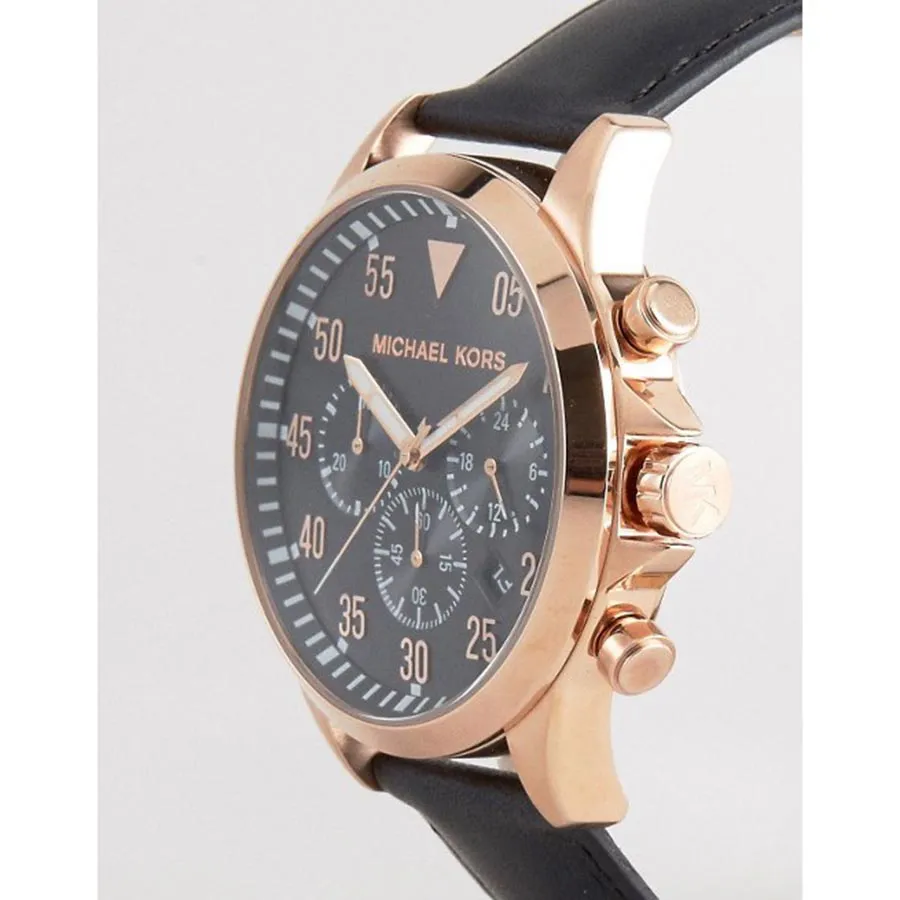 Mua Đồng Hồ Nam Michael Kors MK8535 Dây Da Size 43mm Màu Đen - Michael ...