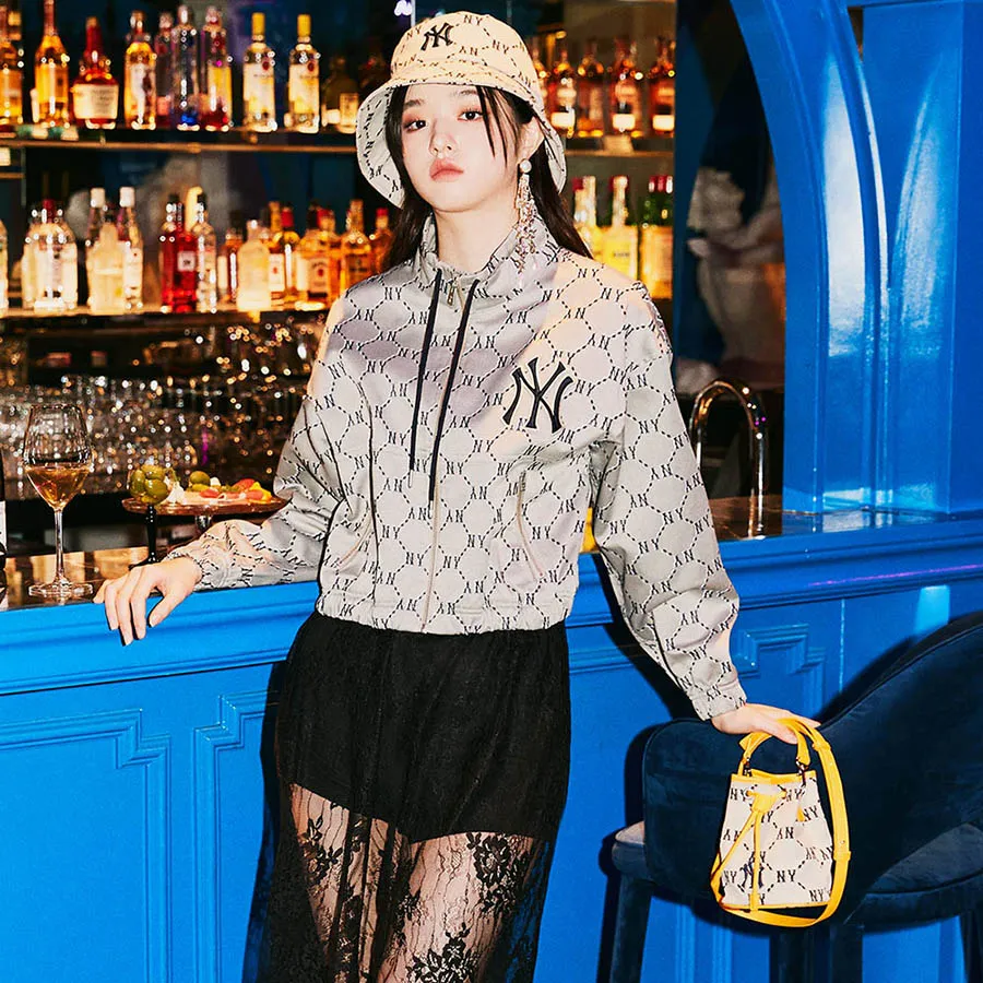 Mua Túi Đeo Chéo Dây Rút MLB Monogram Diamond 3ABMS022N-50BGS Màu Beige ...