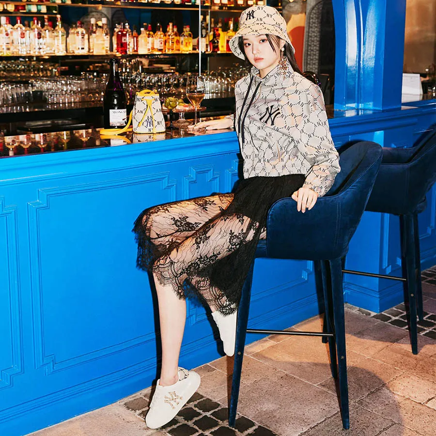 Mua Túi Đeo Chéo Dây Rút MLB Monogram Diamond 3ABMS022N-50BGS Màu Beige ...