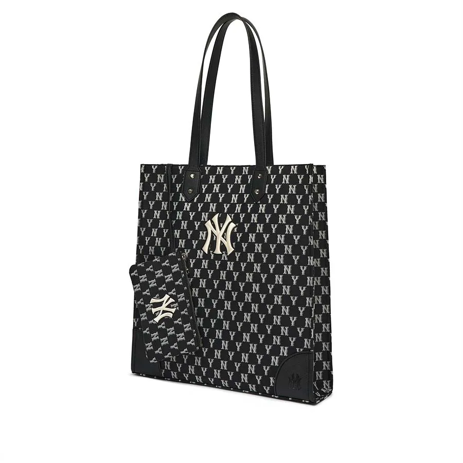 Mua Túi Xách MLB Monogram Shopper Bag New York Yankees 3AORL031N-50BKS ...