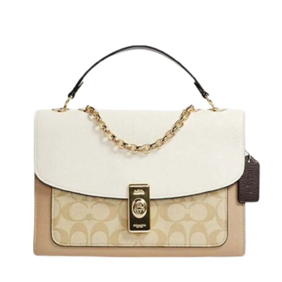 Túi Xách Coach Lane Shoulder Bag In Colorblock Signature Canvas Màu ...