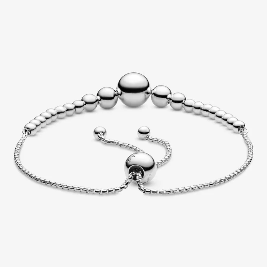 Mua Vòng Đeo Tay Pandora String Of Beads Slider Bracelet 597749 Màu Bạc ...