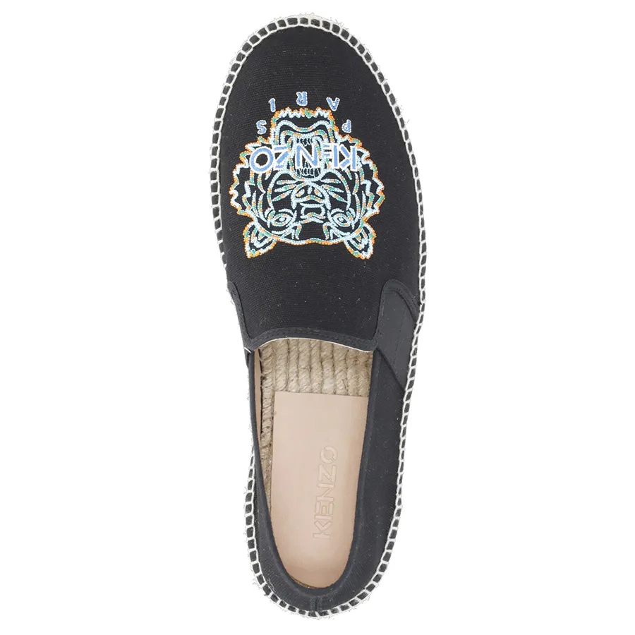 Mua Giày Slip On Kenzo Flat Shoes Black FC55ES188F87-99 Màu Đen - Kenzo ...