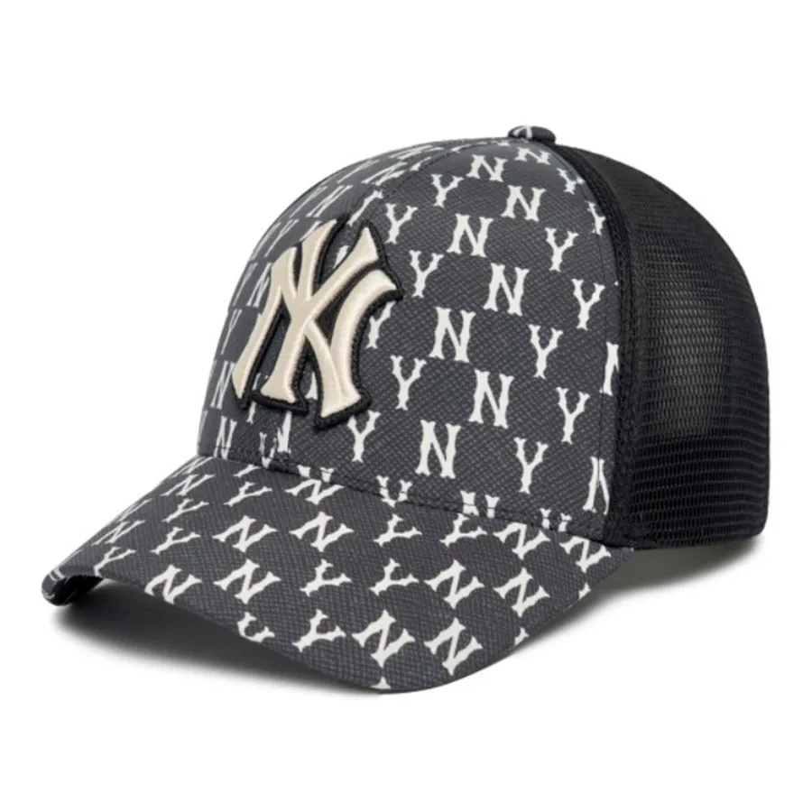 Mũ MLB Monogram Classic Mesh Cap New York Yankees 3 AMCM0223-50BKS Màu ...