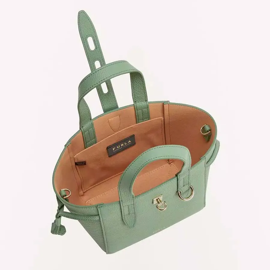 Mua Túi Tote Furla Net Mini Ulivo Màu Xanh Lá - Furla - Mua tại Vua ...