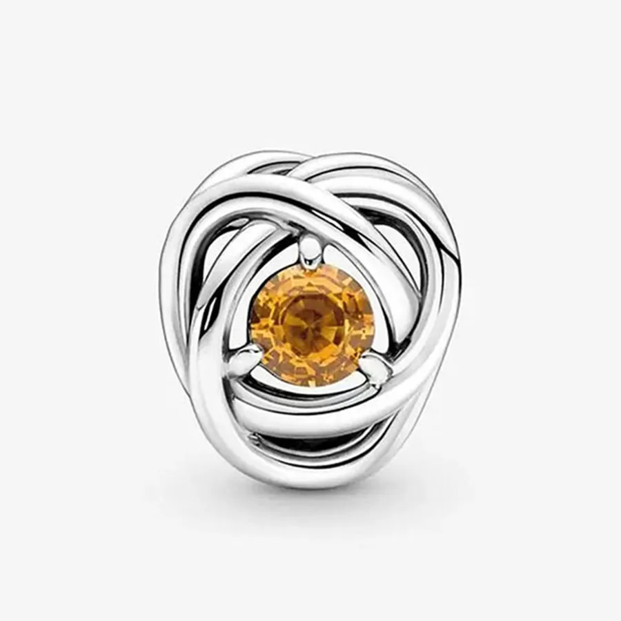 Mua Hạt Vòng Charm Pandora November Honey Eternity Circle 790065C04 Màu ...