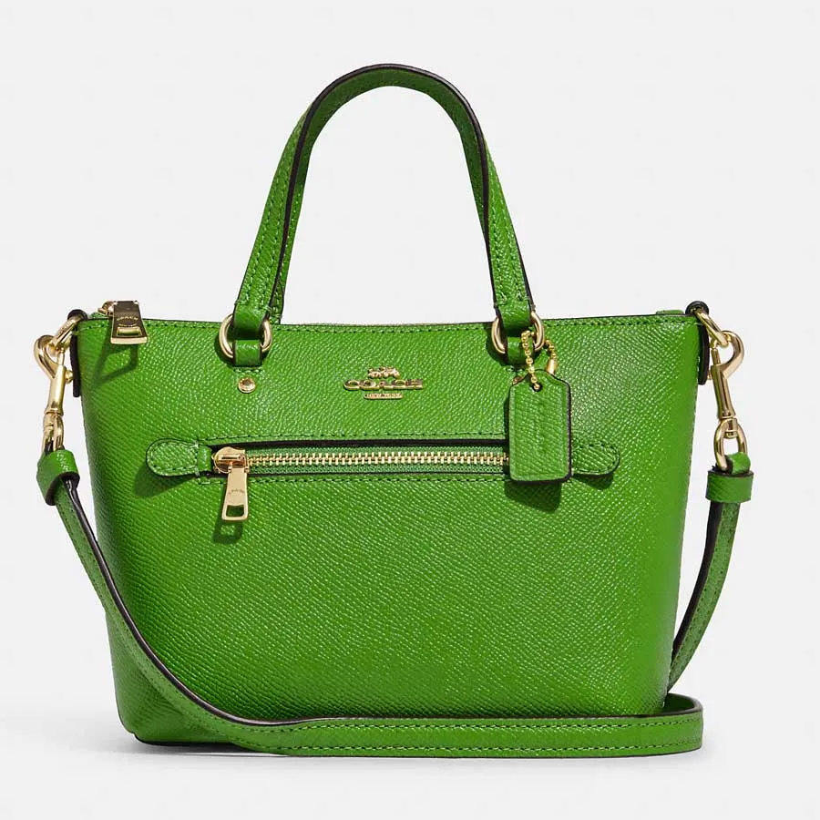 Mua Túi Xách Coach Mini Gallery Crossbody Màu Xanh Green - Coach - Mua ...