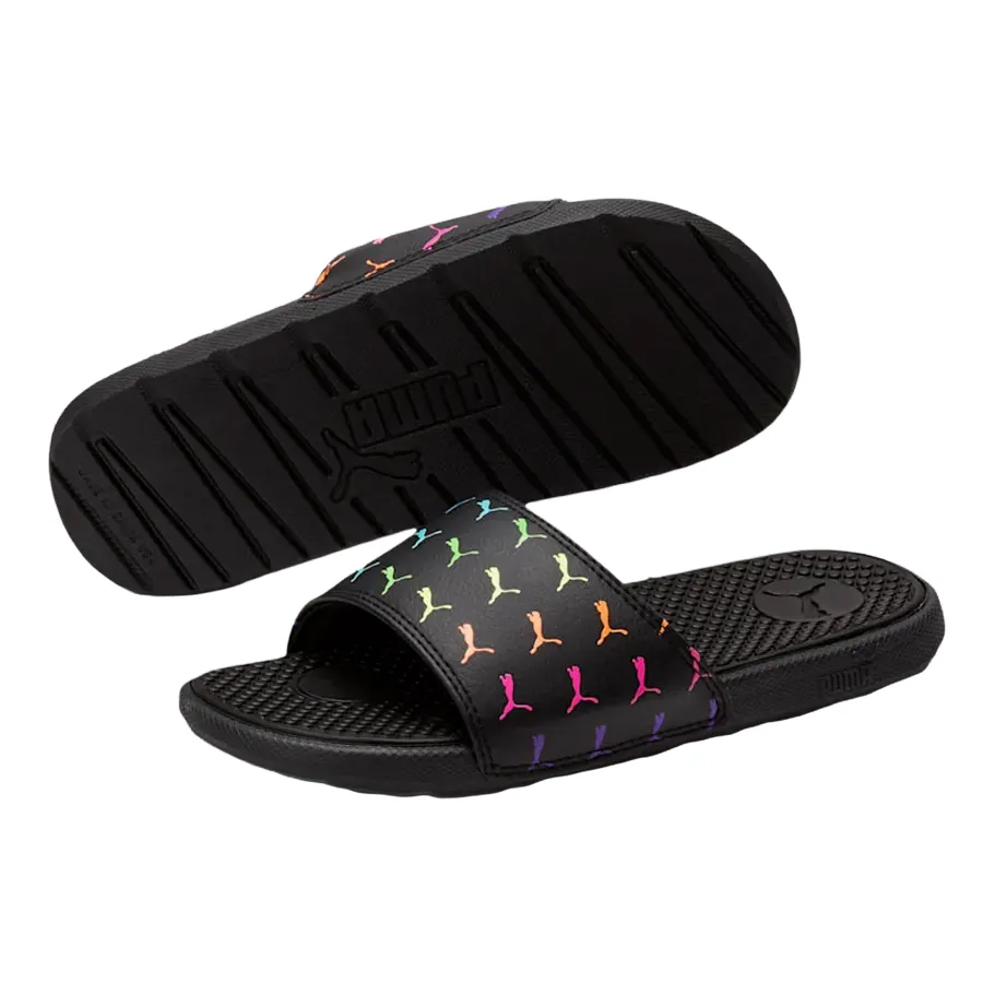 Dép Puma Cool Cat Black Mutilcolor 375396 01 Màu Đen | Vua Hàng Hiệu