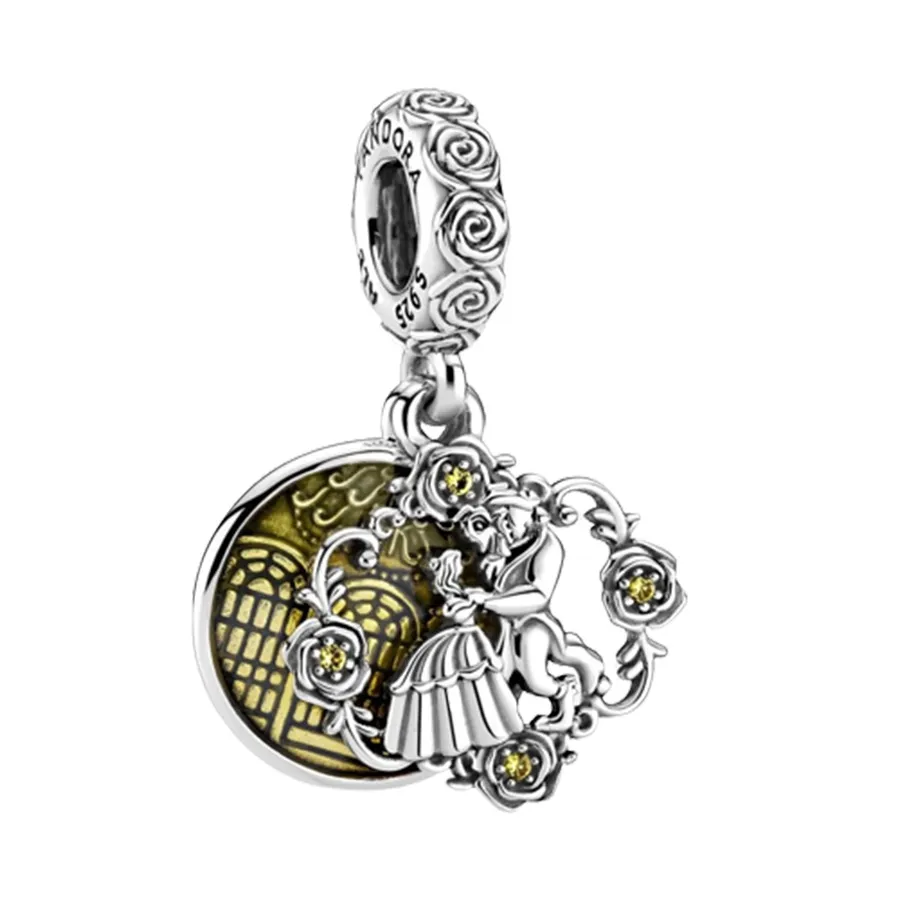 Hạt Vòng Charm Pandora Disney Beauty And The Beast Dancing Dangle ...