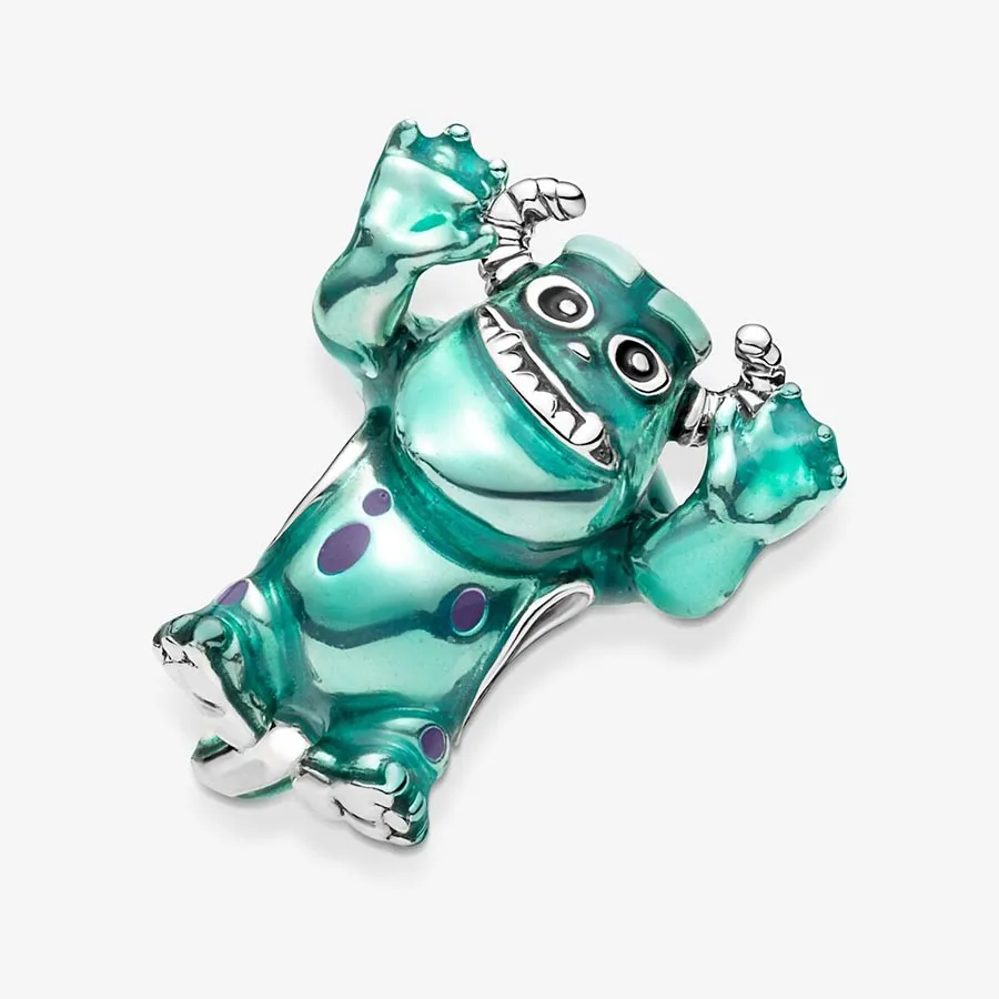 Mua Hạt Vòng Charm Pandora Disney Pixar Sulley Charm 792031C01 Màu Xanh ...