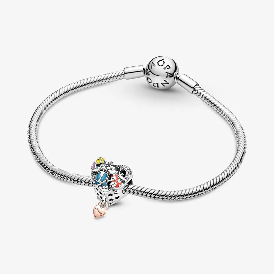 Mua Hạt Vòng Charm Pandora Ohana Lilo & Stitch De Disney 781682C01 Phối ...