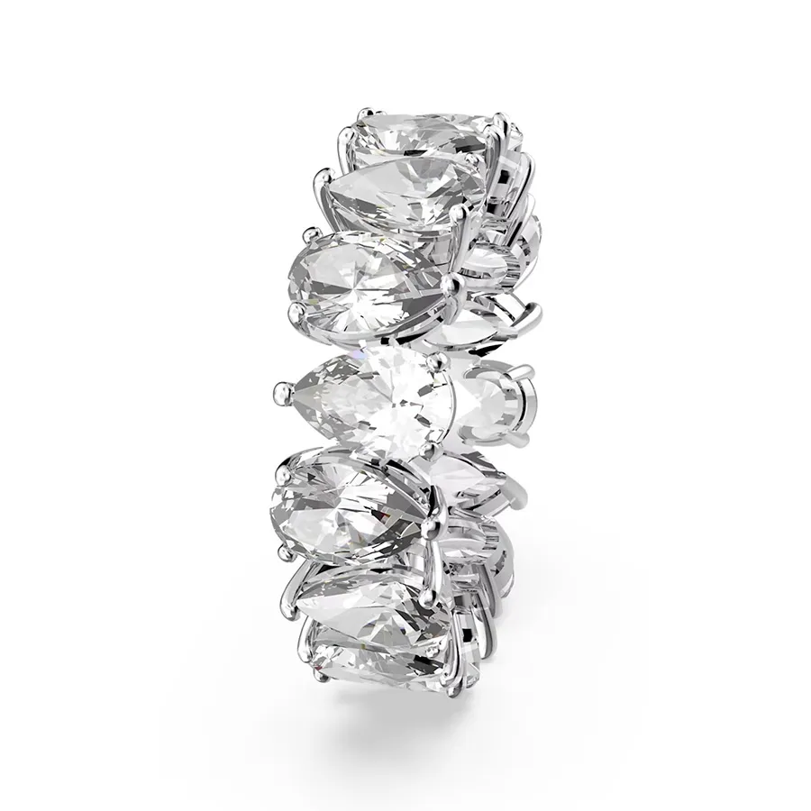 Mua Nhẫn Swarovski Vittore Ring Pear Cut, White, Rhodium Plated 5572825 ...