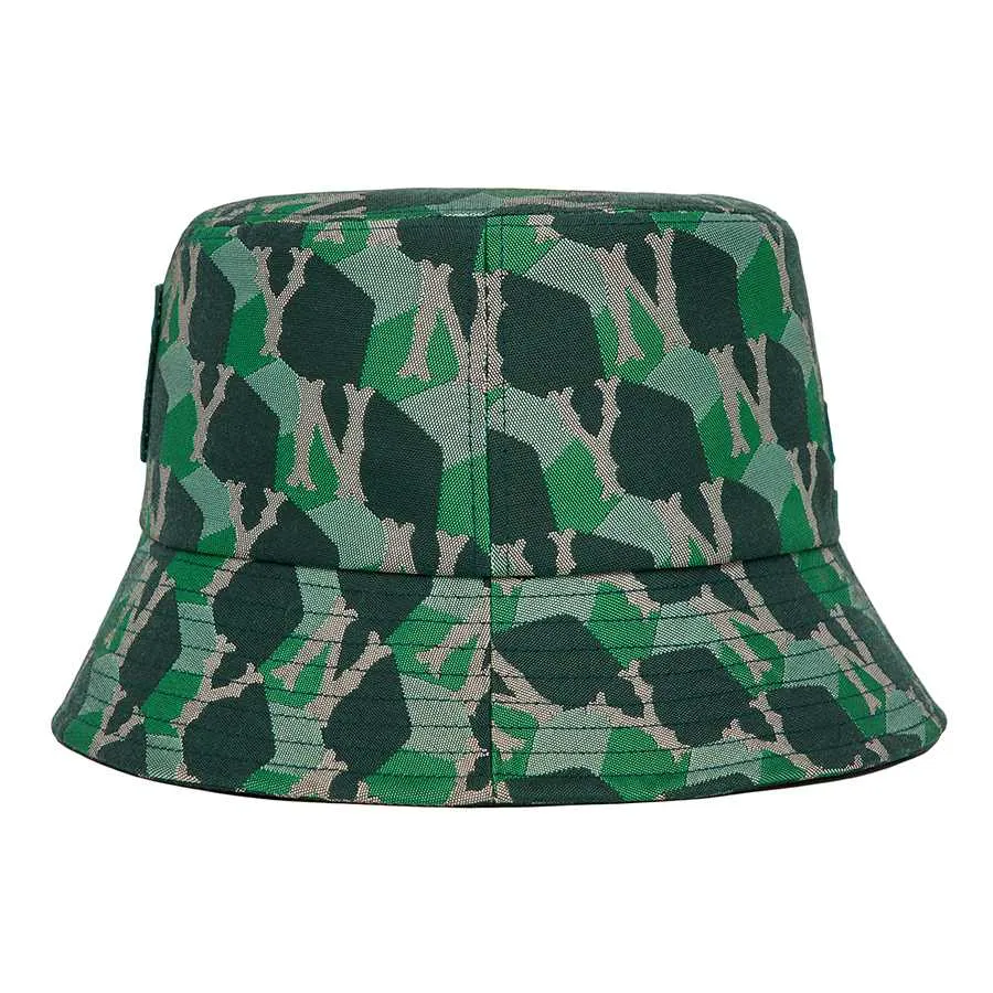 Mua Mũ MLB Cube Monogram Bucket Hat New York Yankees 3AHTM212N-50GND ...