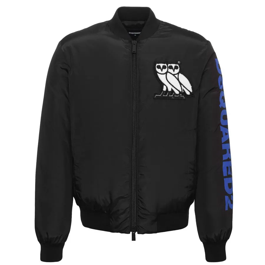 Áo Khoác Dsquared2 Man Down Jacket Black Polyester Màu Đen | Vua Hàng Hiệu