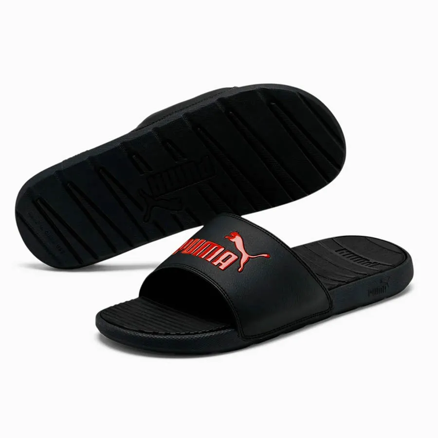 Dép Puma Slides Black Red Logo 371023-02 Men’s Size 43 | Vua Hàng Hiệu