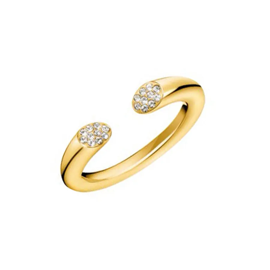 Nhẫn Calvin Klein CK Brilliant Ring KJ8YJR140107 Màu Vàng Gold | Vua ...