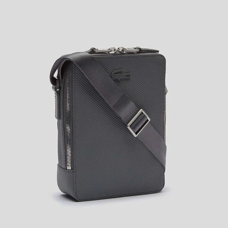 Mua Túi Lacoste Men's Chantaco Matte Stitched Leather Vertical Camera ...