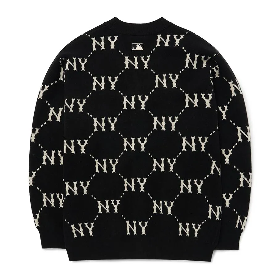 Mua Áo Cardigan MLB Monogram New York Yankees 3AKCM0224-50BKS Màu Đen ...