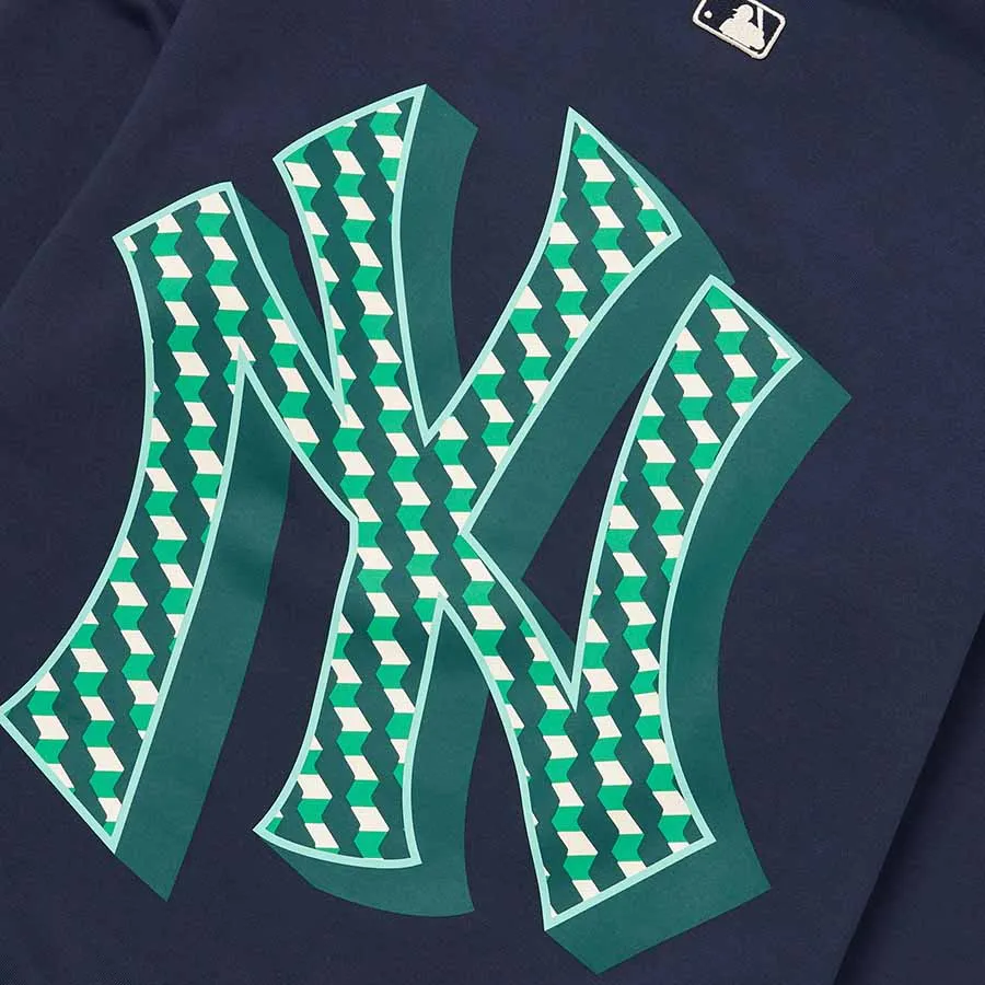 Mua Áo Nỉ Sweater MLB Cube Monogram Big Logo Overfit Sweatshirt New ...