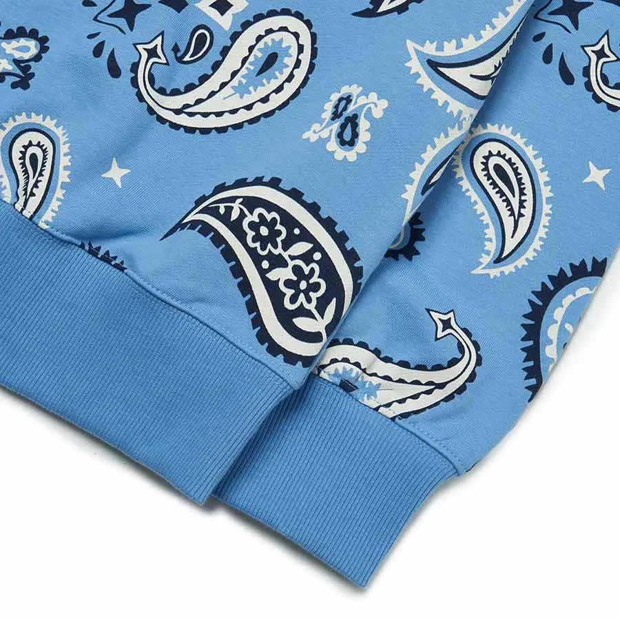 Mua Áo Nỉ Sweater MLB Paisley Front Panel Pattern Overfit Sweatshirt LA ...