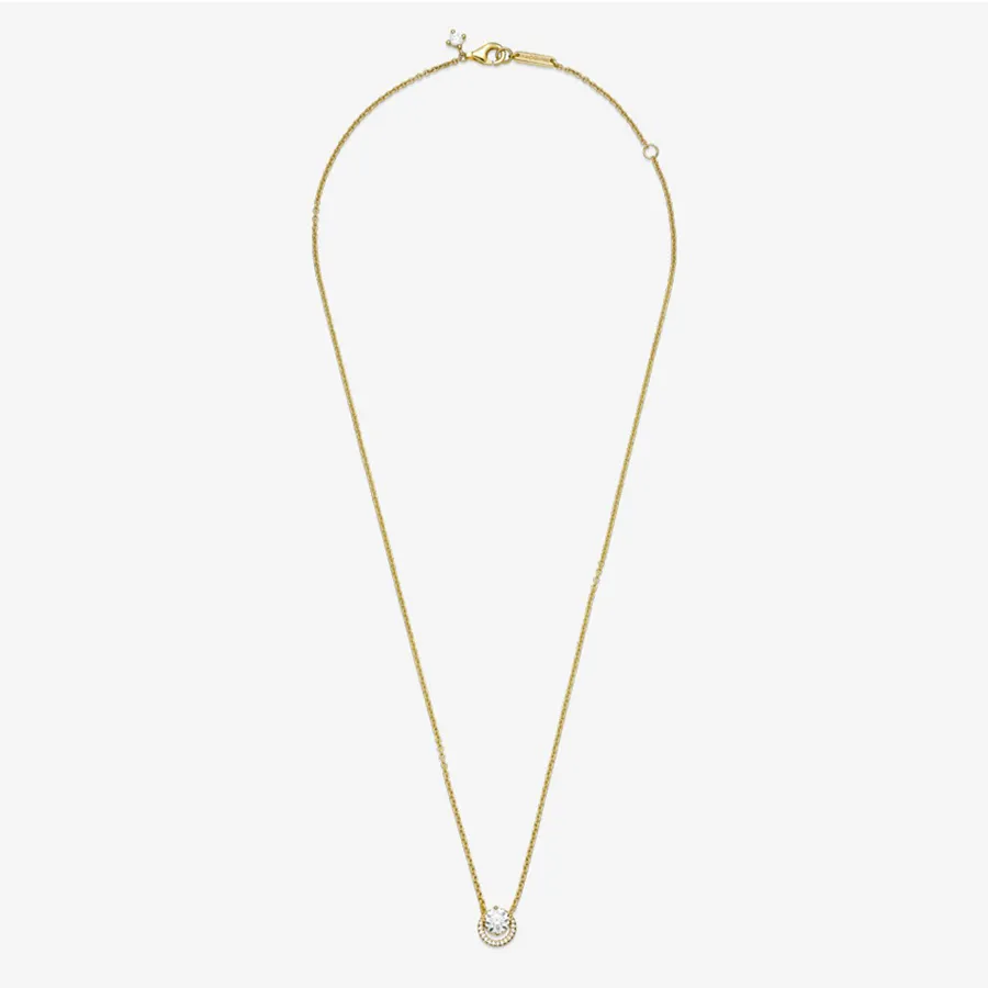 Mua Dây Chuyền Pandora Sparkling Round Halo Pendant Collier Necklace ...