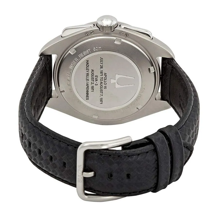 Order Đồng Hồ Nam Bulova Moon Apollo Lunar Pilot Chronograph Black Dial ...