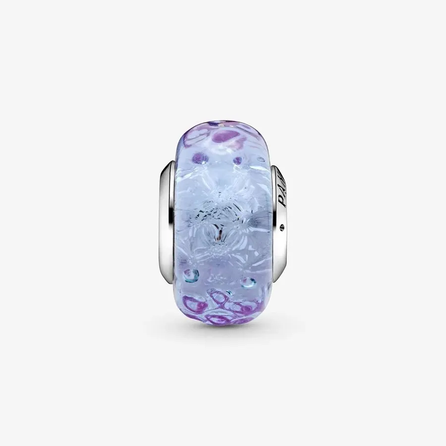 Mua Hạt Vòng Charm Pandora Wavy Lavender Murano Glass 798875C00 Màu Tím ...