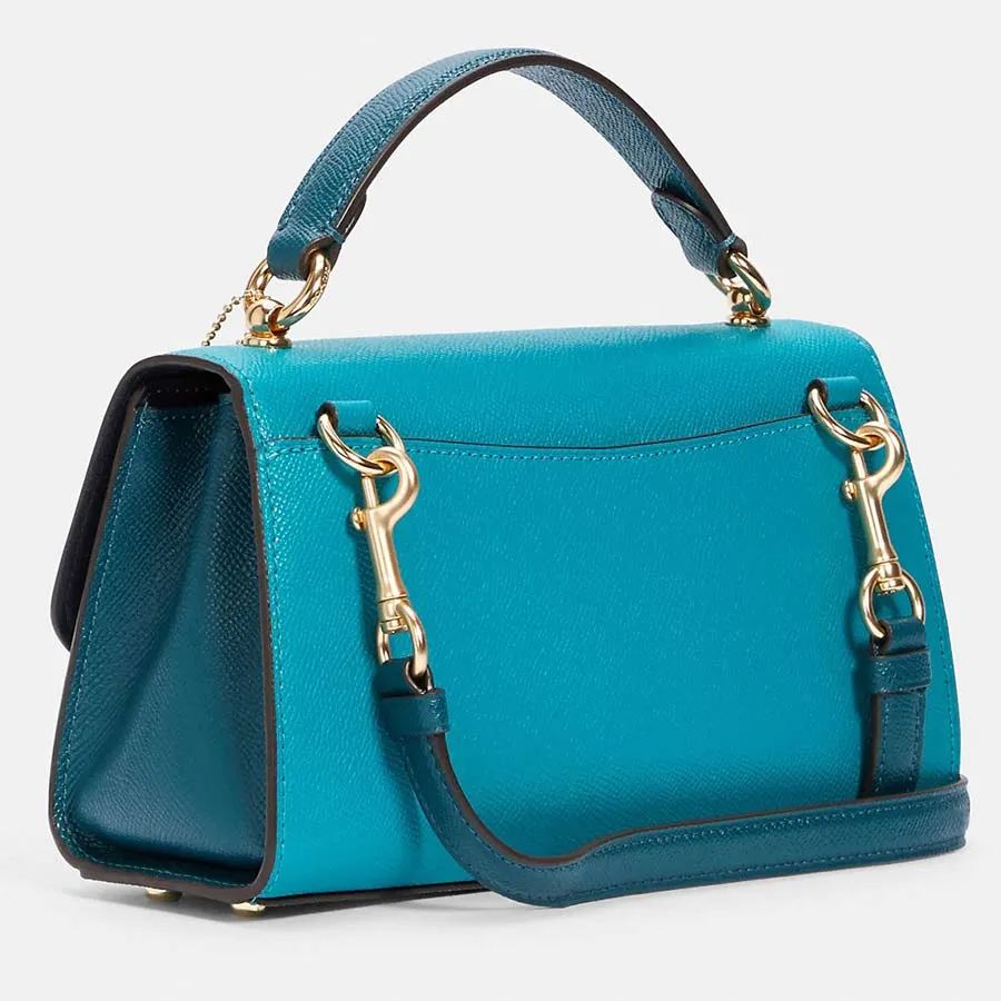 Mua Túi Đeo Chéo Coach Tilly Satchel 23 In Colorblock C2821 Màu Xanh ...