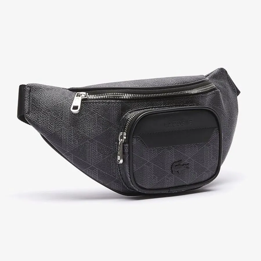 Mua Túi Đeo Hông Lacoste Men's The Blend Monogram Canvas Fanny Pack ...