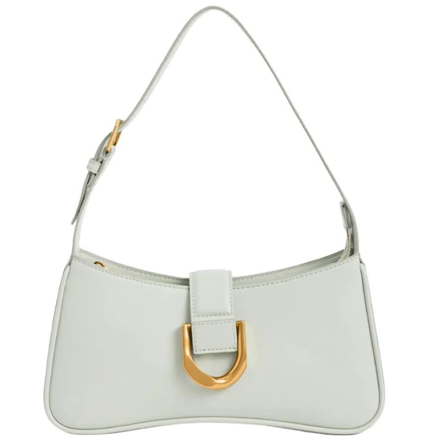 Túi Đeo Vai Nữ Charles & Keith CNK Gabine Curved Shoulder Bag Mint ...