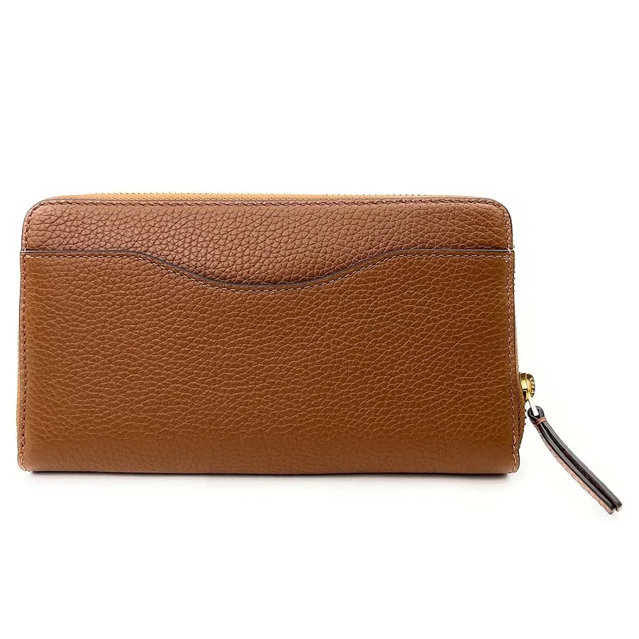 Mua Ví Tory Burch Britten Zip Continental Wallet Màu Nâu - Tory Burch ...