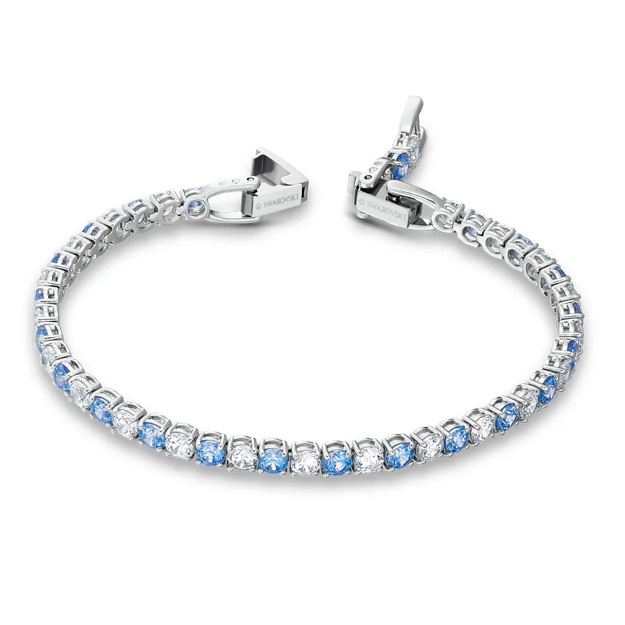 Mua Vòng Đeo Tay Swarovski Tennis Deluxe Bracelet Blue, Rhodium Plating ...