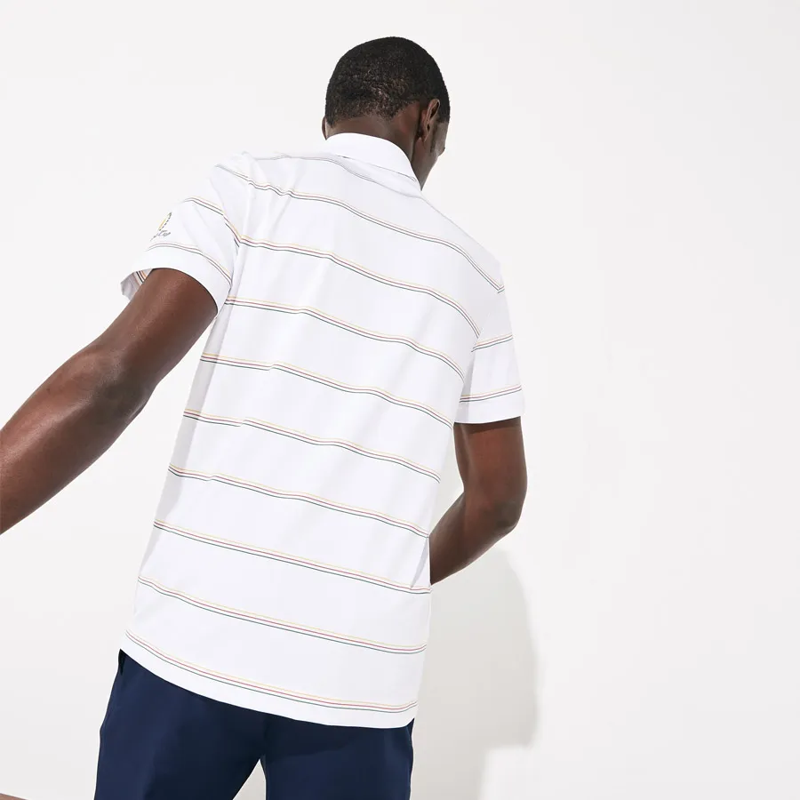 Mua Áo Polo Lacoste Men's Presidents Cup Multi-Stripe Breathable Jersey ...
