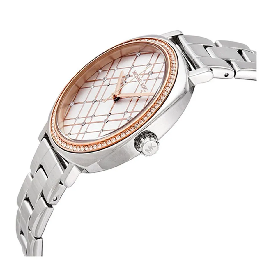 Mua Đồng Hồ Nữ Michael Kors Nia Quartz Silver Crystal Dial Ladies Watch ...