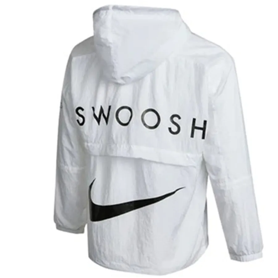 Mua Áo Khoác Nike Men's Swoosh Logo Printed Wind Proof Jacket White ...