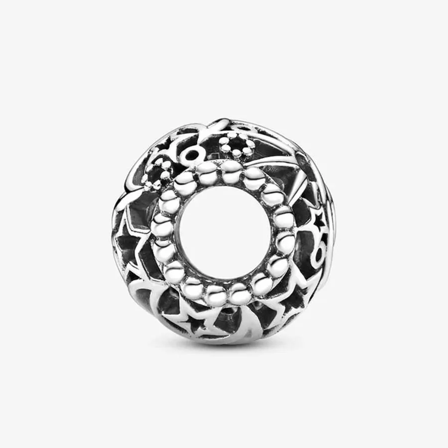 Mua Hạt Vòng Charm Pandora Silver Openwork Sun, Stars & Moon 799183C00 ...