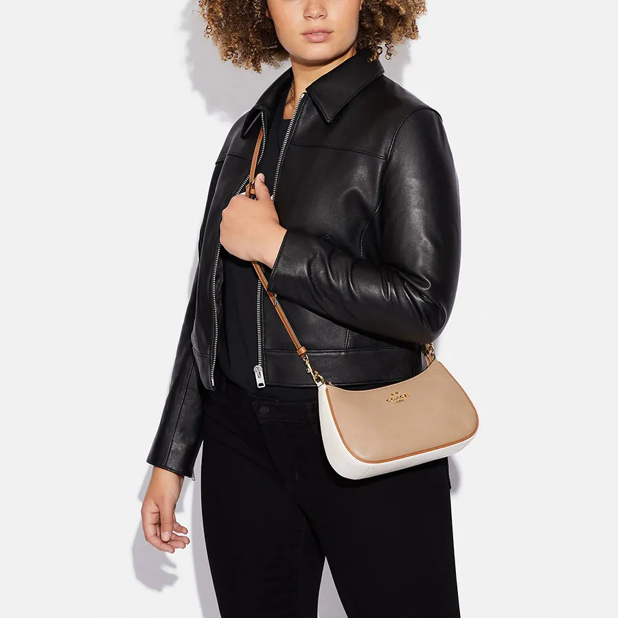 Mua Túi Đeo Vai Coach Teri Shoulder Bag In Colorblock CA173 Màu Nâu ...