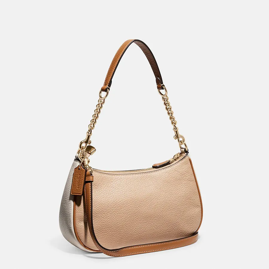 Mua Túi Đeo Vai Coach Teri Shoulder Bag In Colorblock CA173 Màu Nâu ...