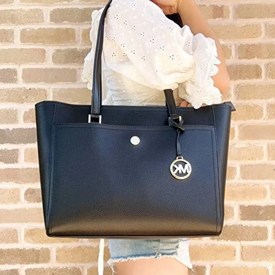 Mua Túi Tote Michael Kors MK Maisie Bolso Grande De Cuero Guijarro 3 En ...