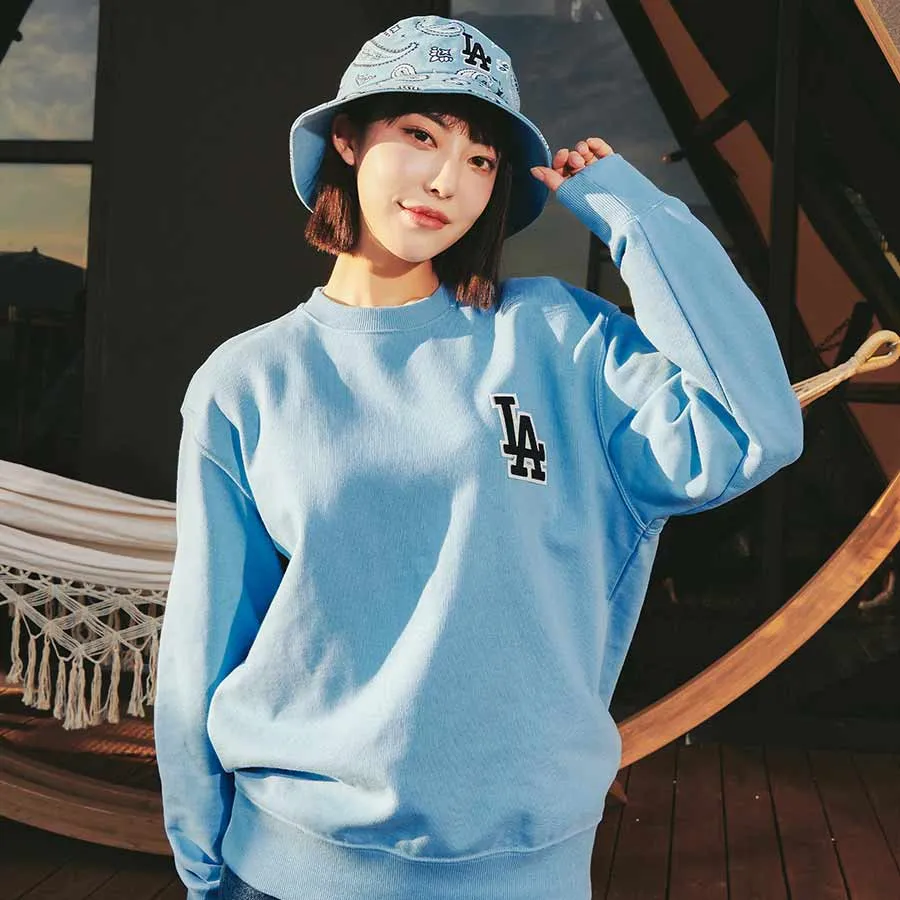 Mua Áo Nỉ Sweater MLB Paisley Big Logo Heavyweight Overfit LA Dodgers ...
