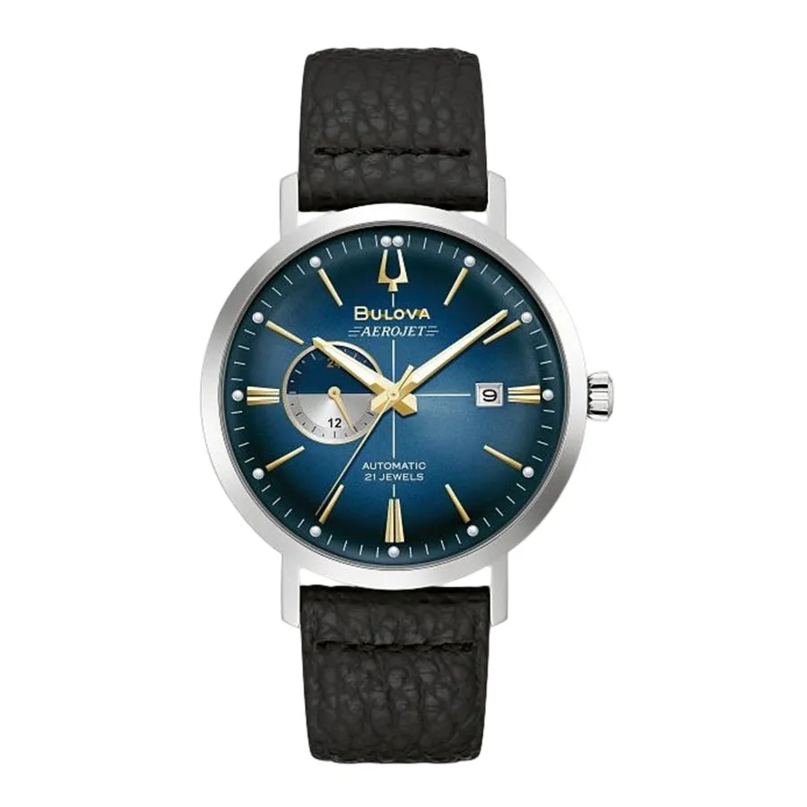 Đồng Hồ Nam Bulova Aerojet Chronograph Automatic Blue Sunray Dial ...