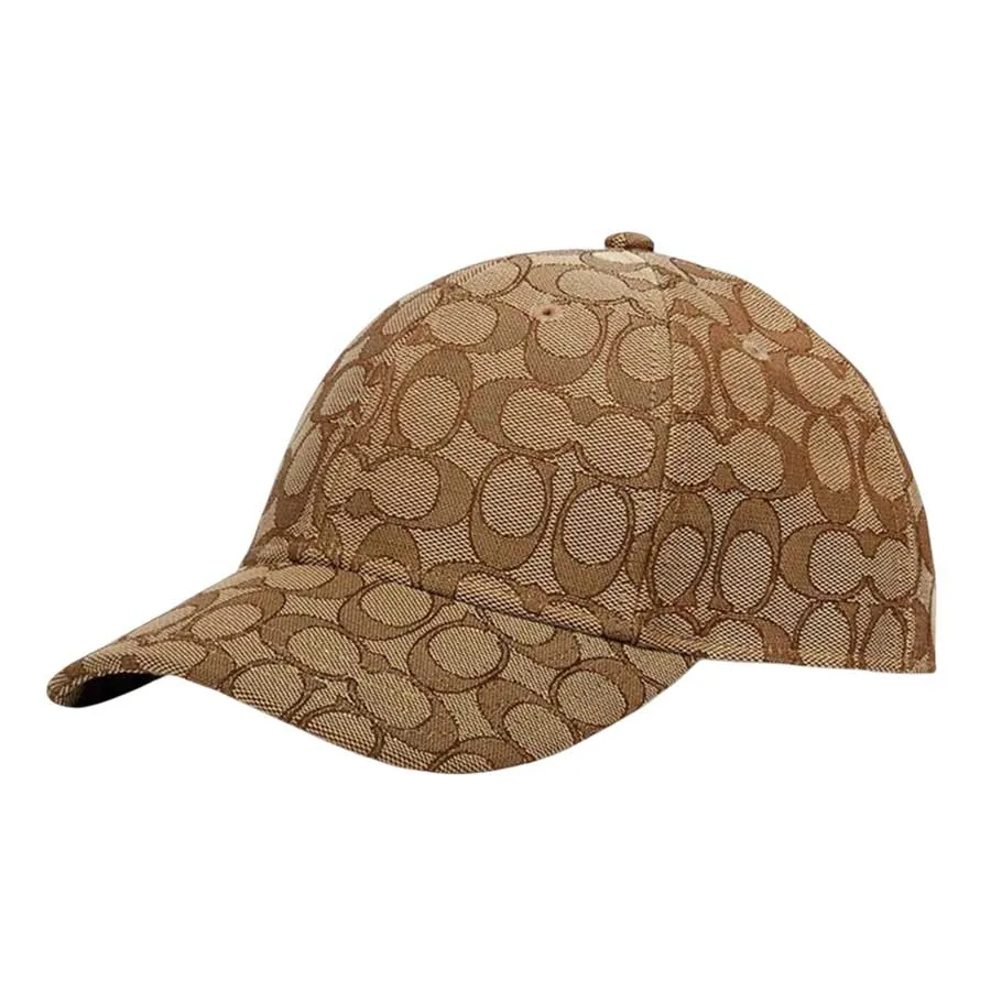 Mũ Coach Hat In Signature Jacquard Màu Nâu | Vua Hàng Hiệu
